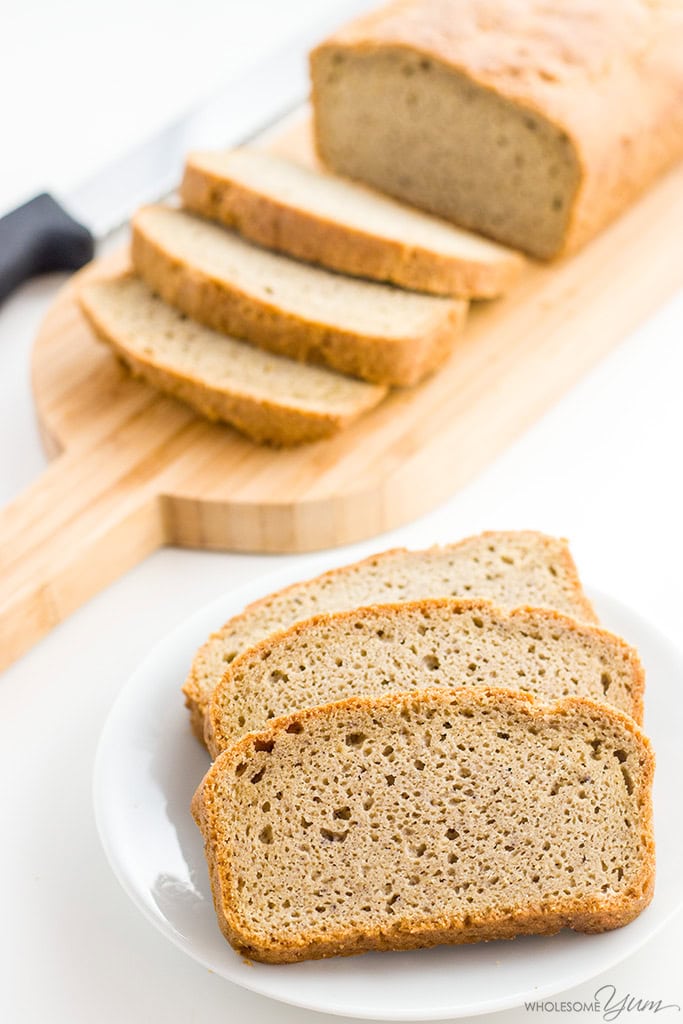 Easy Low Carb Bread Recipe Almond Flour Bread Wholesome Yum