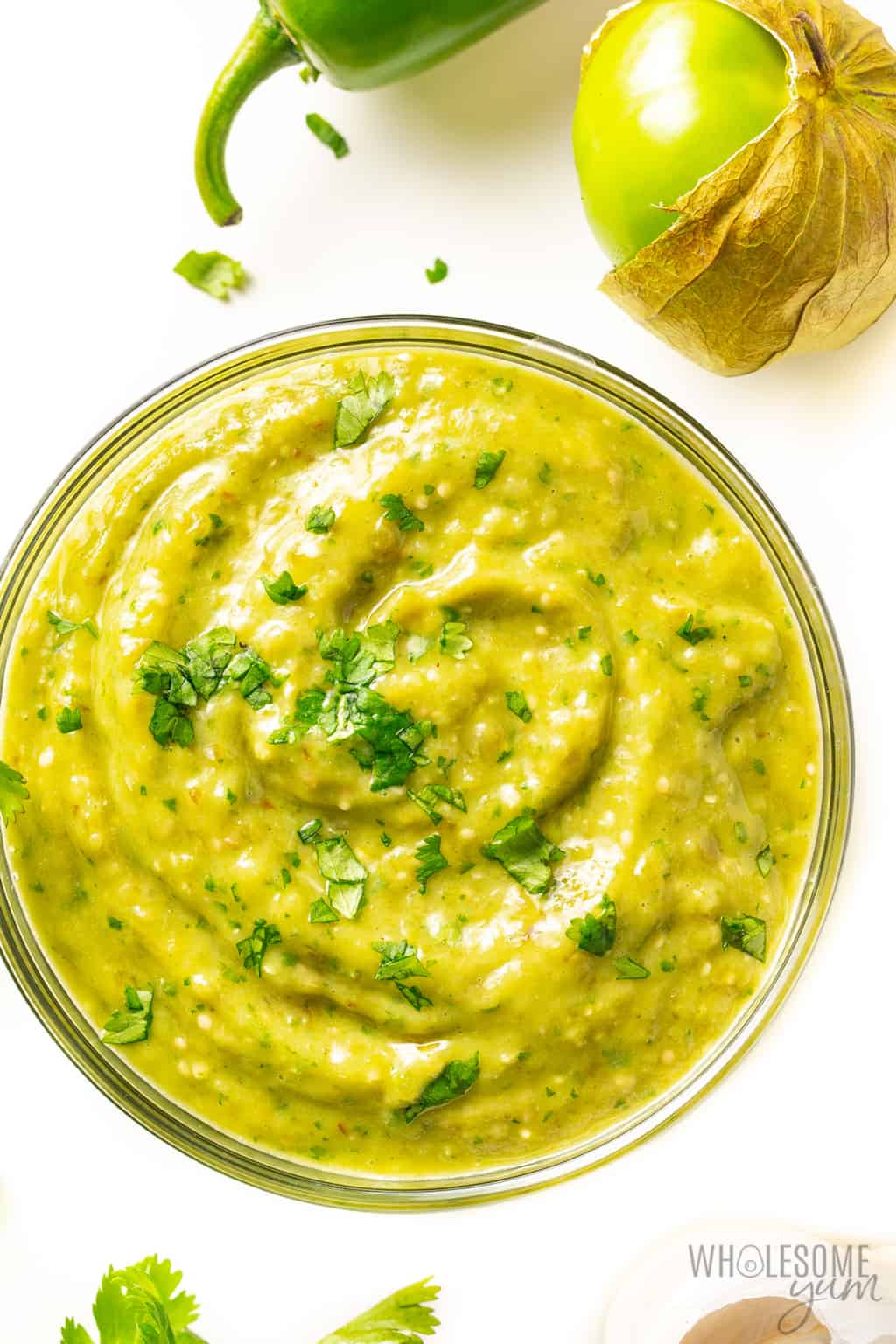 Avocado Salsa Verde - Wholesome Yum