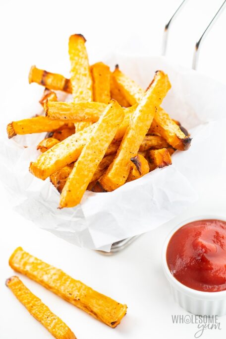 Keto French Fries (Rutabaga Fries) - Wholesome Yum
