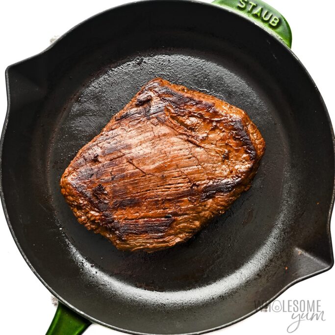How To Cook Flank Steak (Oven, Grill, Or Pan) - Wholesome Yum