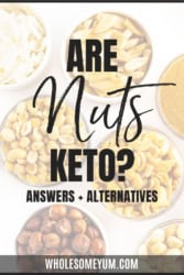 Keto Nuts List (Printable!): Carbs In Nuts + Recipes | Wholesome Yum