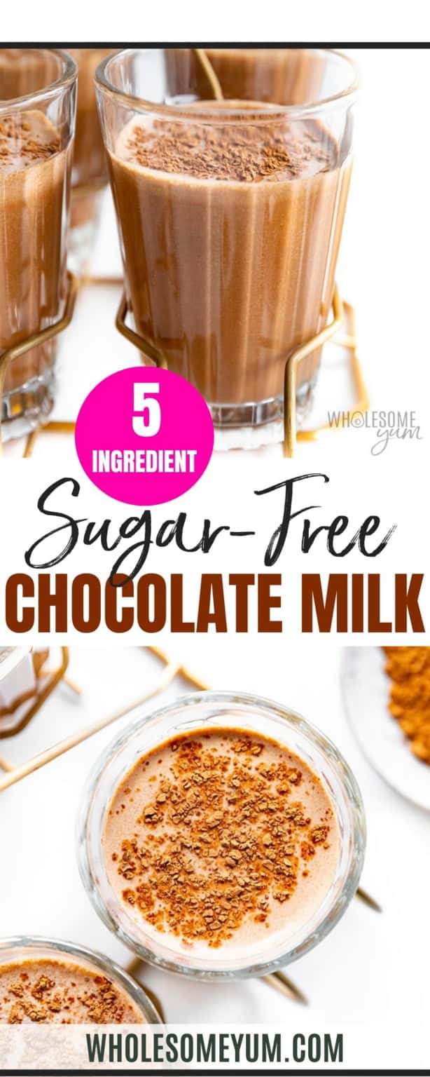 Sugar Free Chocolate Milk - Wholesome Yum