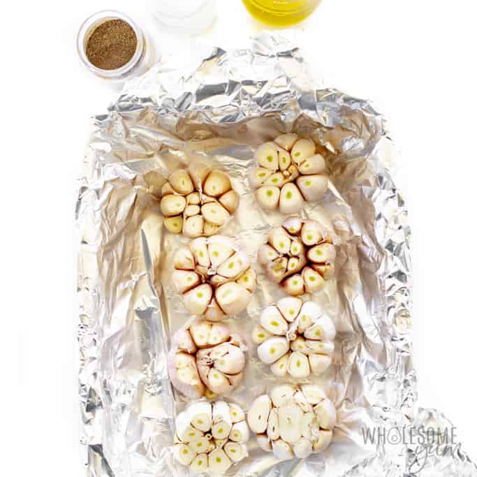 Oven Roasted Garlic - Wholesome Yum