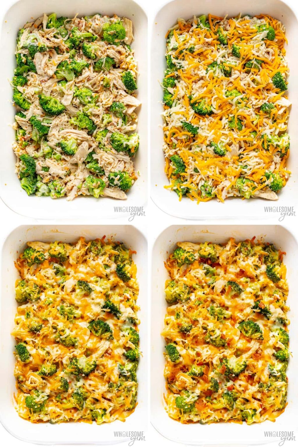 Chicken Bacon Ranch Casserole (Fast & Easy) - Wholesome Yum