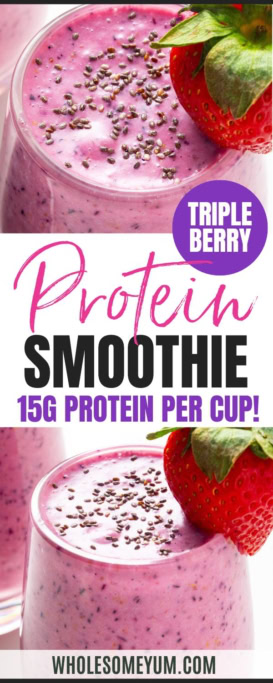 Protein Smoothie - Wholesome Yum