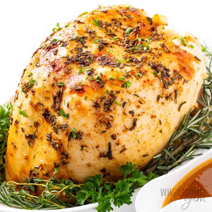 Roasted Turkey Breast (Bone-In or Boneless) - Wholesome Yum