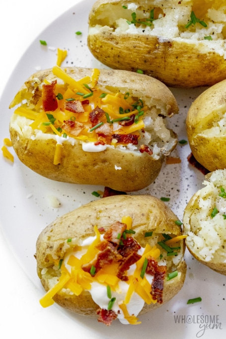 Instant Pot Baked Potatoes - Wholesome Yum