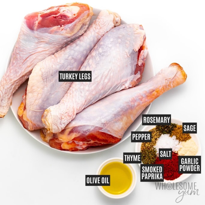 Turkey Leg Recipe (Easy, Juicy & Crispy) - Wholesome Yum