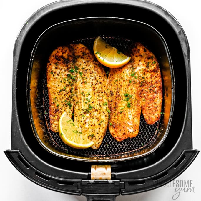 Air Fryer Tilapia (Fast & Flaky Recipe) - Wholesome Yum
