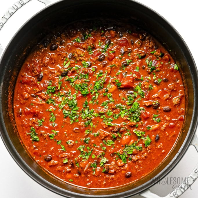 Easy Chili Recipe - Wholesome Yum