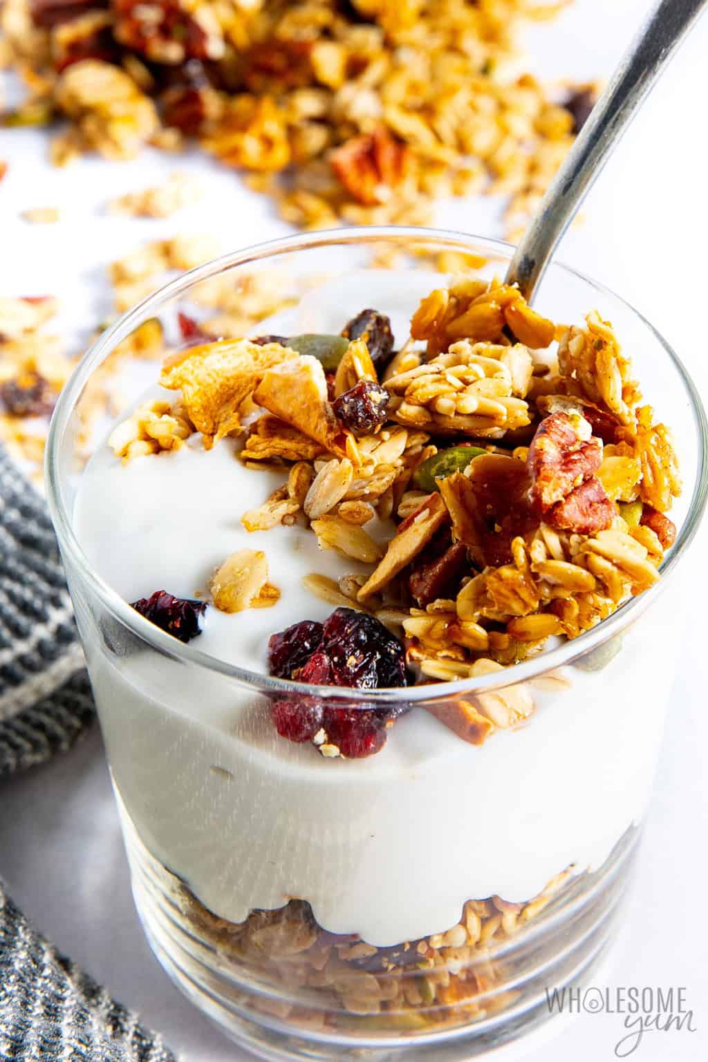 Healthy Granola Recipe - Wholesome Yum