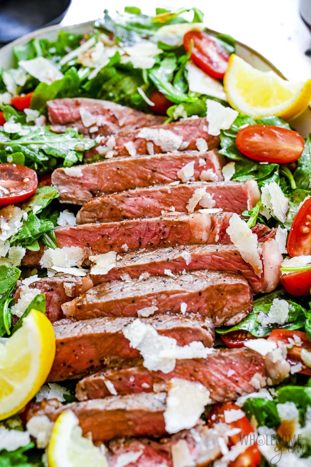 Steak Salad Recipe Grill Or Stovetop Wholesome Yum