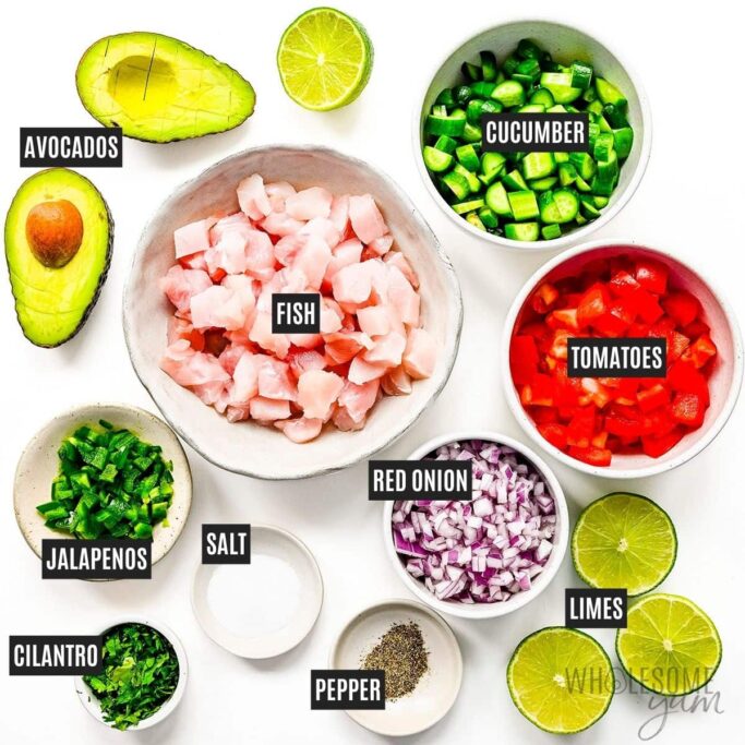 Ceviche Recipe (Easy & Flavorful) - Wholesome Yum
