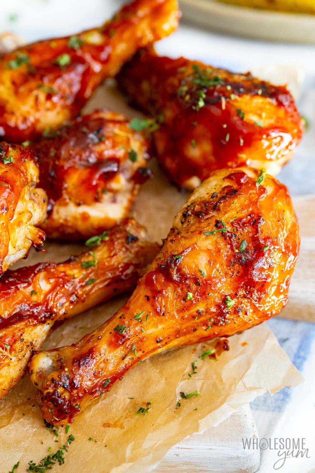 BBQ Chicken Legs (Baked Or Grilled) - Wholesome Yum