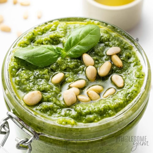 Green Pesto Recipe Chicken Pesto Pasta (Creamy And Garlicky) | The