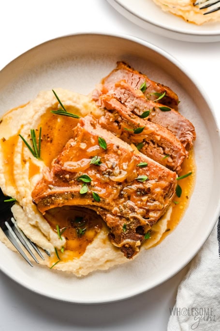 Crock Pot Pork Chops - Wholesome Yum
