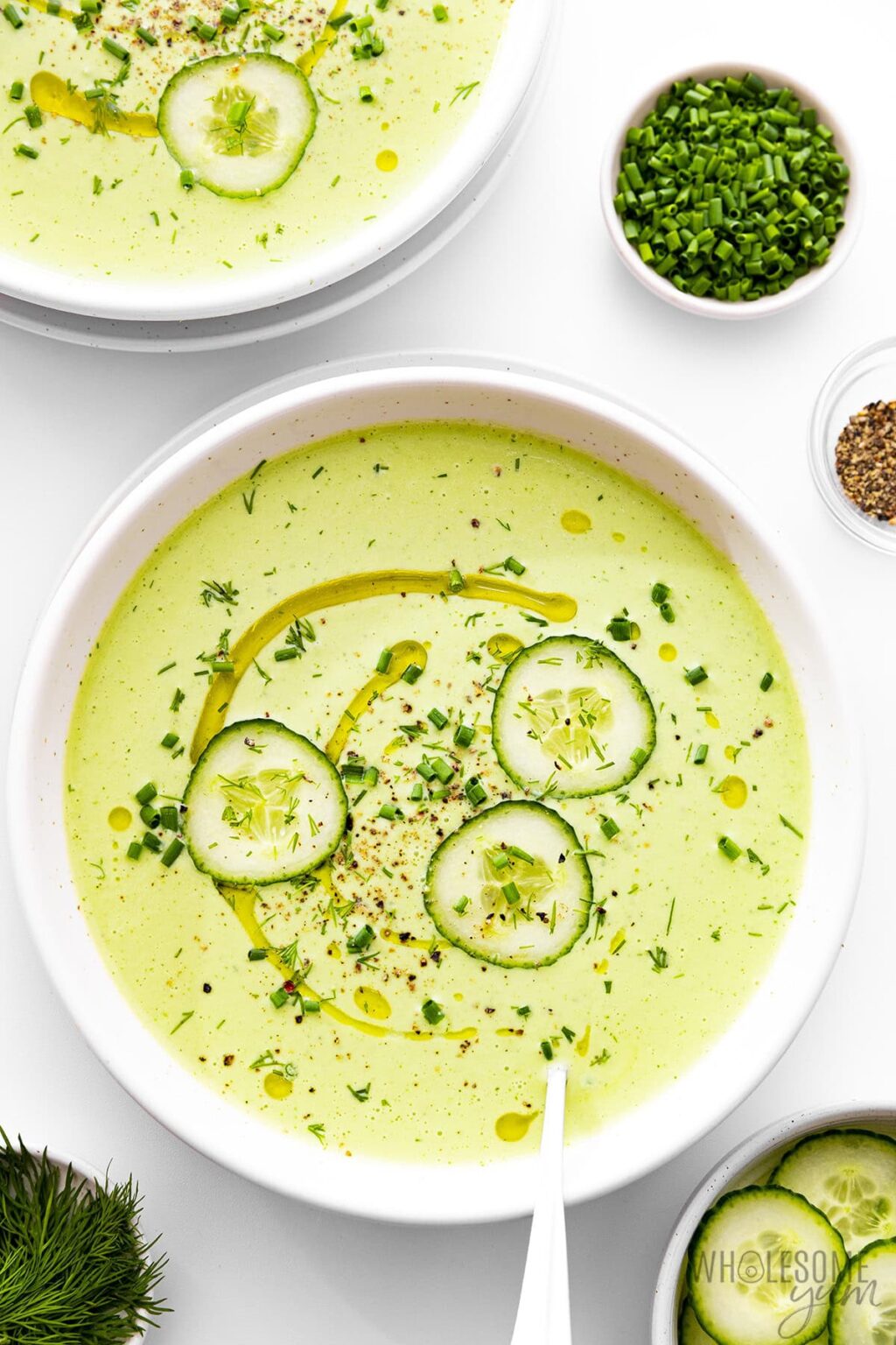 Cucumber Soup - Wholesome Yum