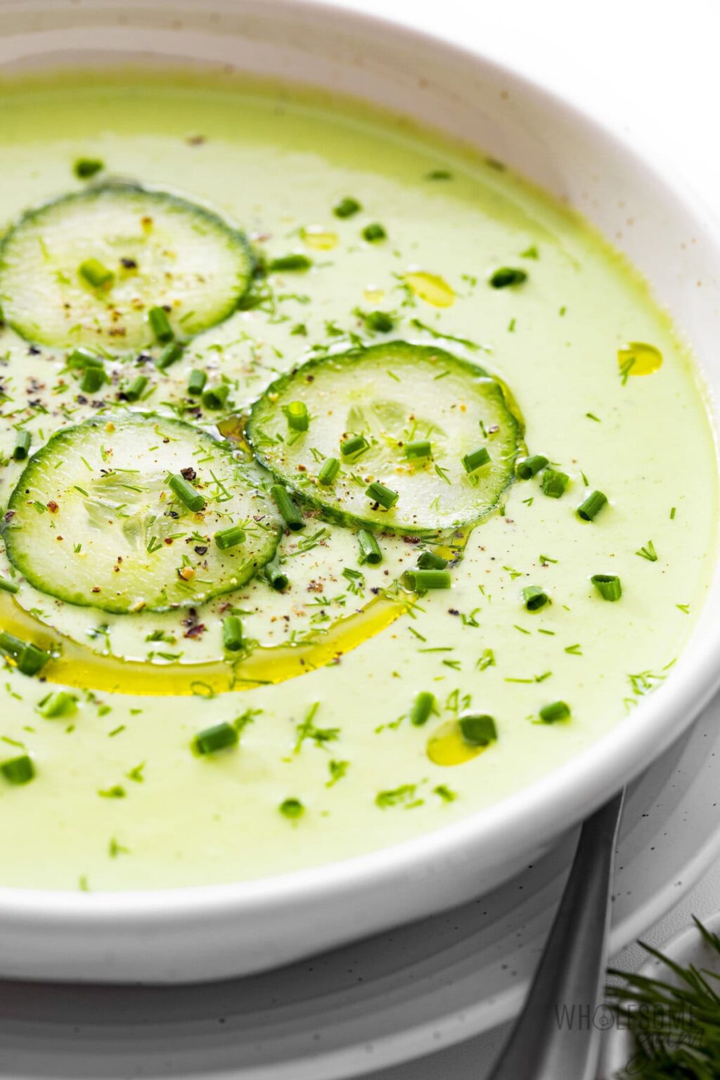 Cucumber Soup - Wholesome Yum