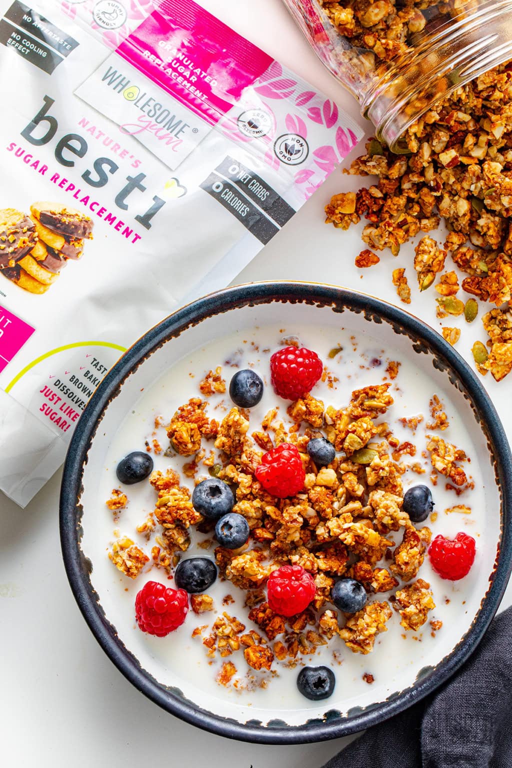 Keto Granola Cereal (Low Carb & Easy!) - Wholesome Yum