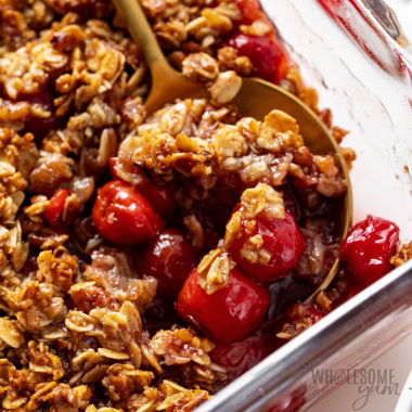 Cherry Crisp - Wholesome Yum