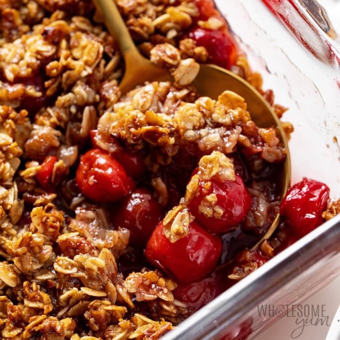 Cherry Crisp - Wholesome Yum