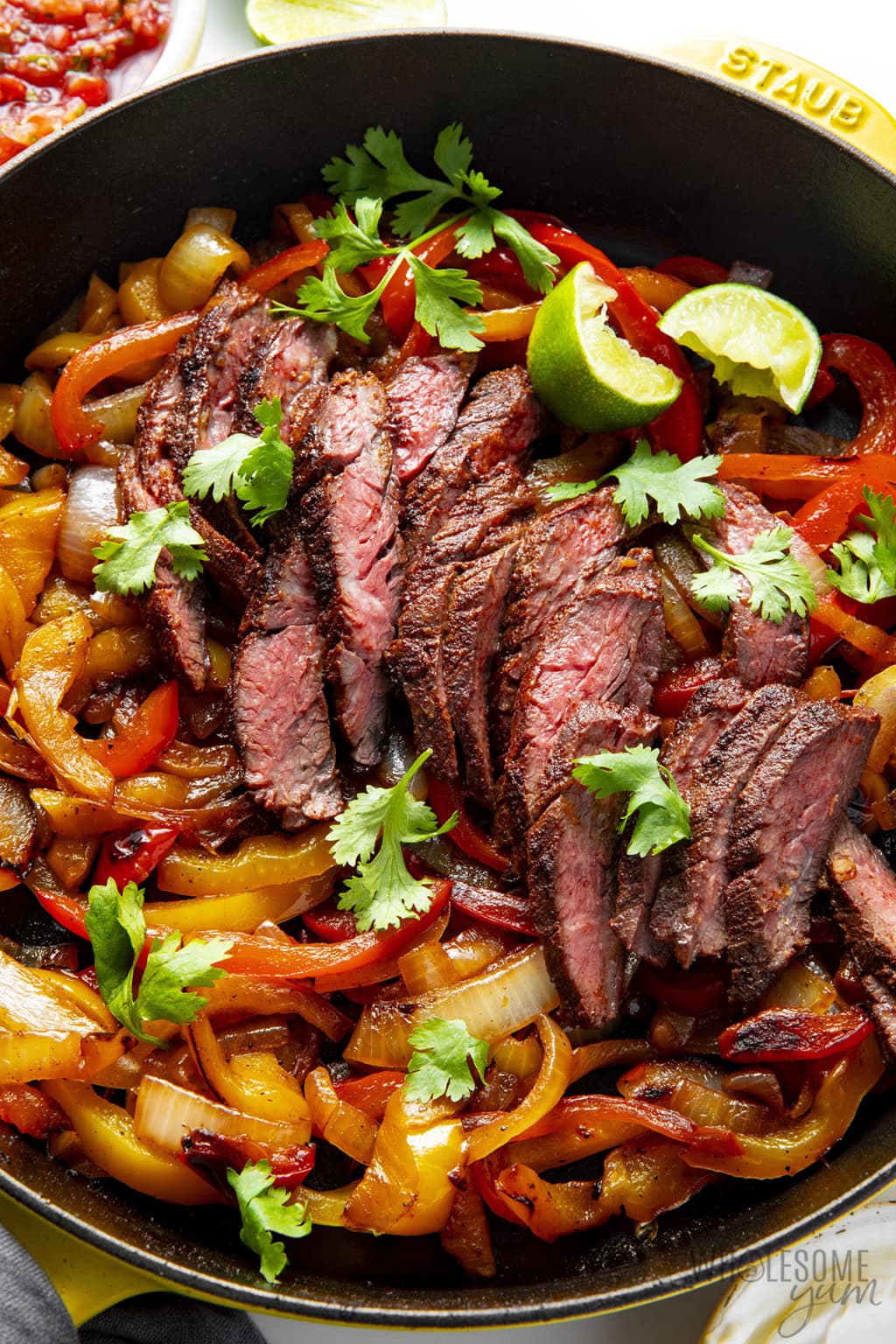 Steak Fajitas (20-Min Recipe) - Wholesome Yum