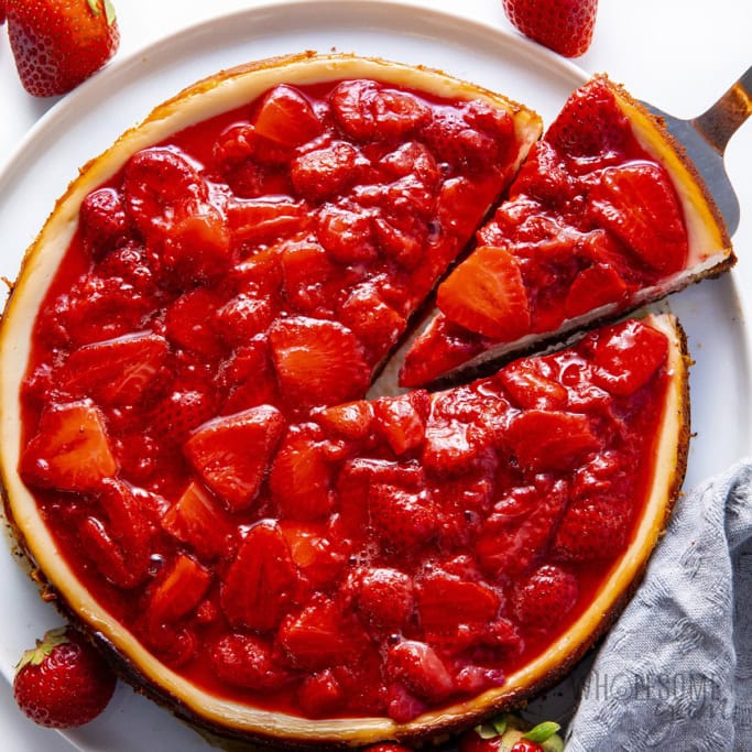 Healthy Cheesecake (Easy Recipe) - Wholesome Yum