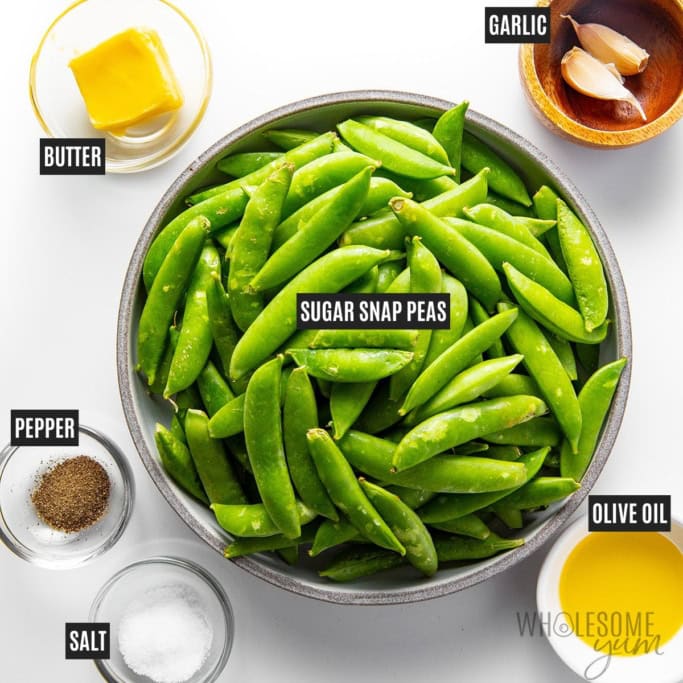 Sugar Snap Peas (With Herb Pesto) - Wholesome Yum