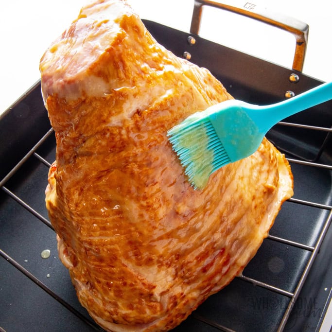 Pineapple Glazed Ham (3-Ingredient Glaze) - Wholesome Yum