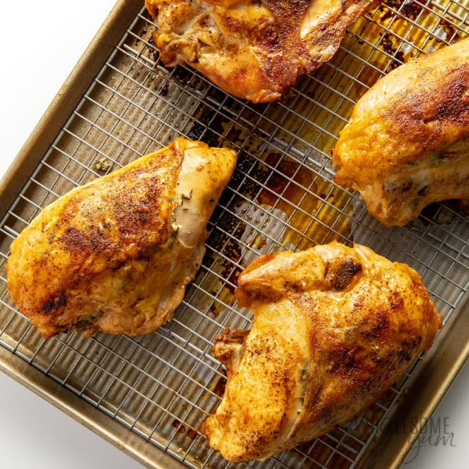 Bone In Chicken Breast Recipe - Wholesome Yum