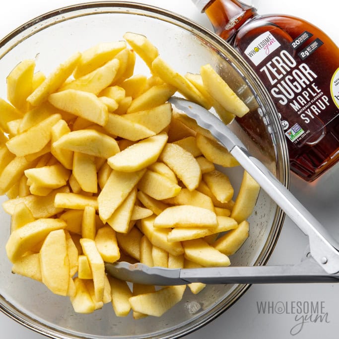 Healthy Apple Crisp - Wholesome Yum
