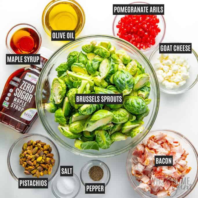Maple Bacon Brussels Sprouts - Wholesome Yum